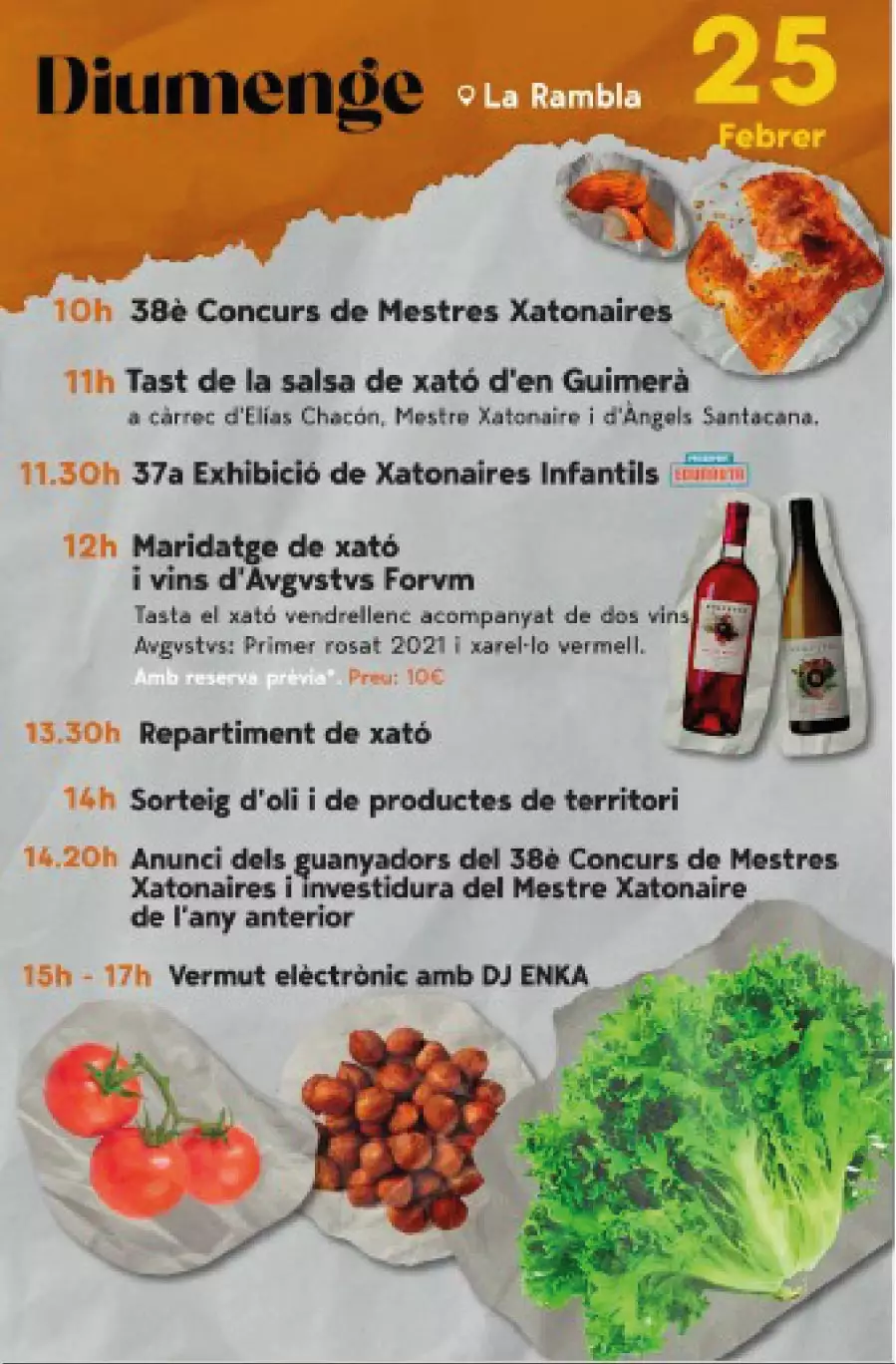 Programa “Xatonada Popular” 2024 del Vendrell